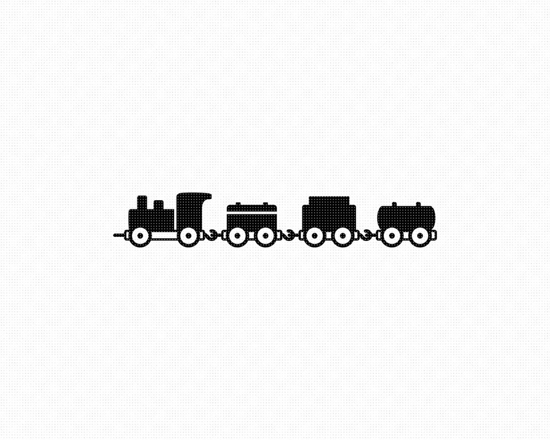 Toy Train Svg, Eps, Png, Dxf, Clipart for Cricut and Silhouette - Etsy