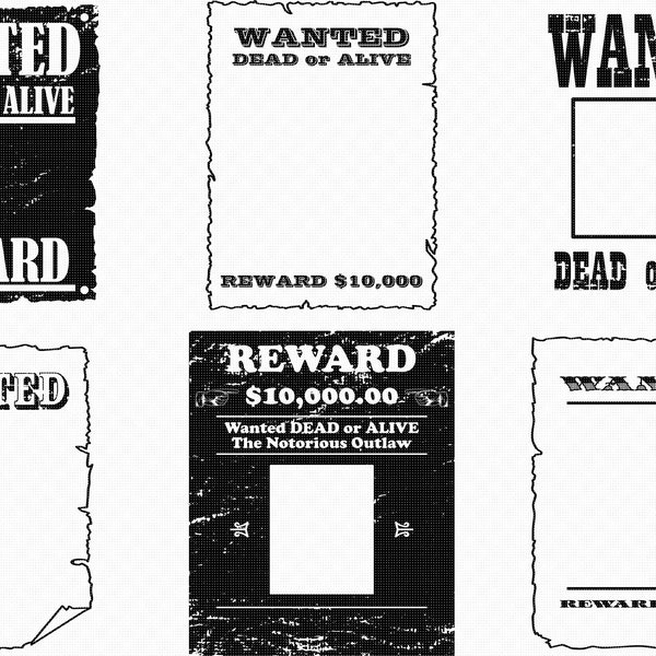 Wanted Poster - Etsy