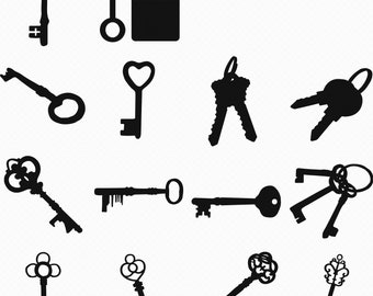 Keys SVG, Key Chain SVG, Keys Clipart, Keys Files for Cricut, Keys Cut ...