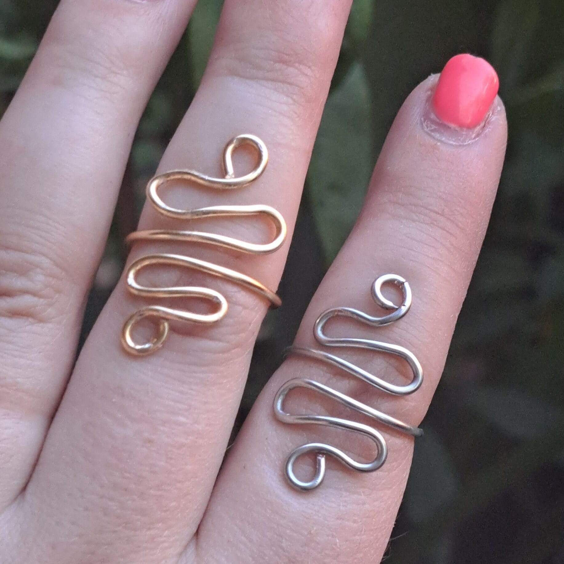 Crochet Yarn Tension Crochet Ring Yarn Tension Ring Swirl Thick Wire ...