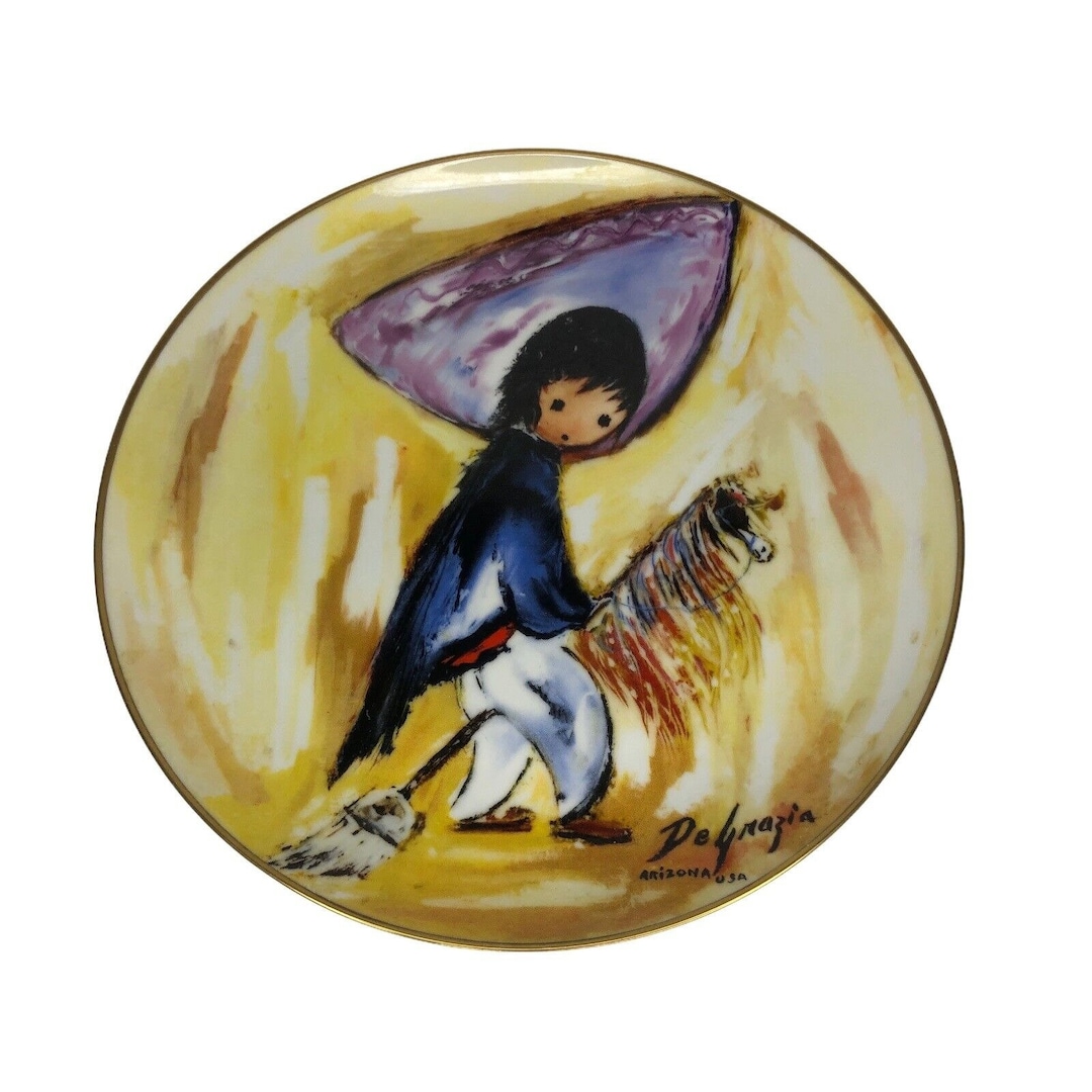 De Grazia Plate My First Horse 1985 Children at Play Series 10” - Etsy