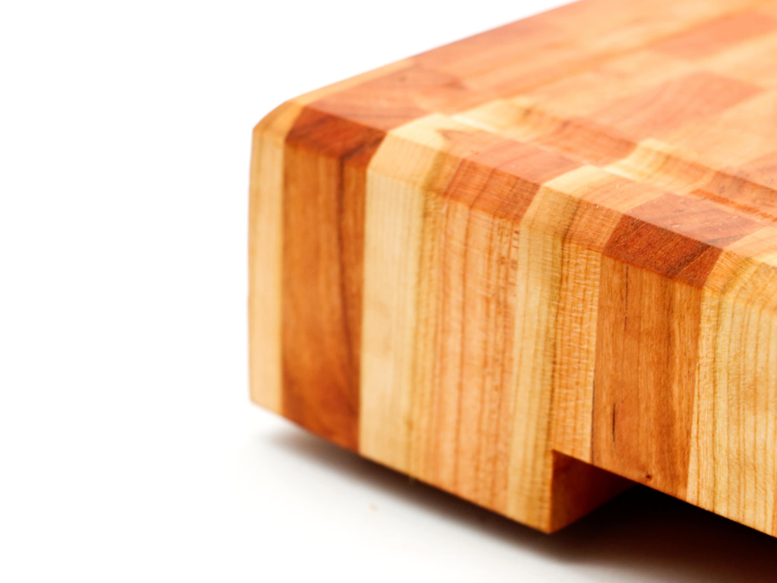 Cherry Wood End Grain Butcher's Block Chefs Board End Grain Cutting ...