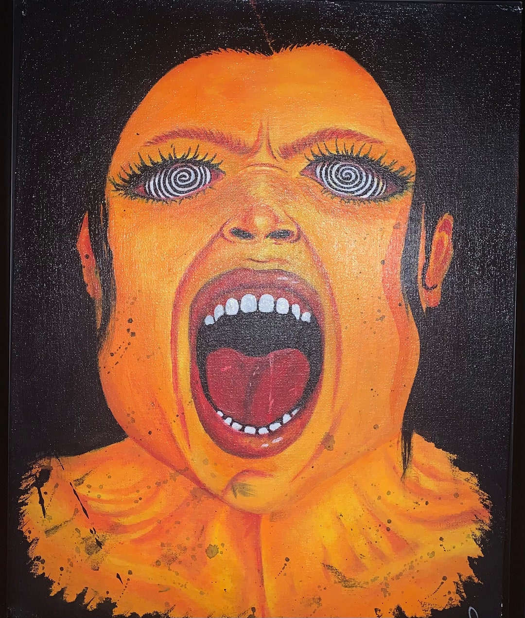 Screaming Lady Print - Etsy