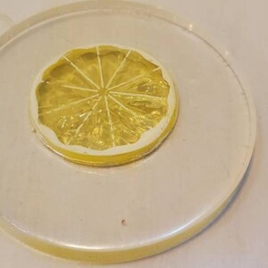 Fruit Slices Coasters, Resin Coasters With Orange Slice, Lemon Slice ...