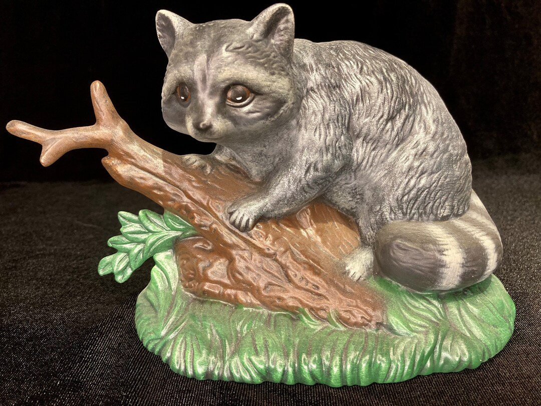 Cute Ceramic Raccoon. - Etsy
