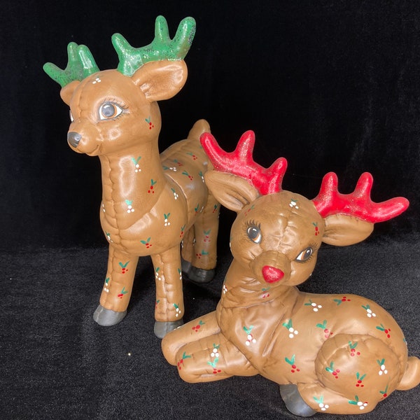 Ceramic Reindeer - Etsy