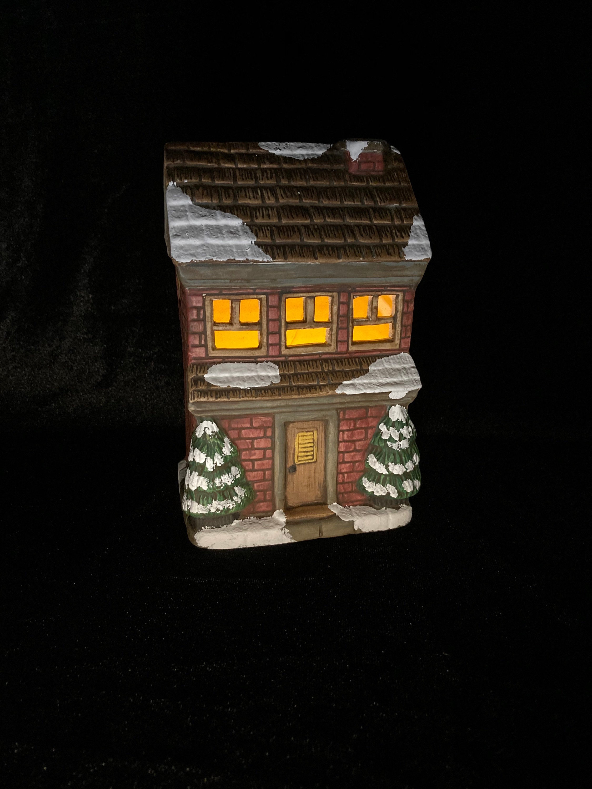 Ceramic Christmas Village House - Etsy