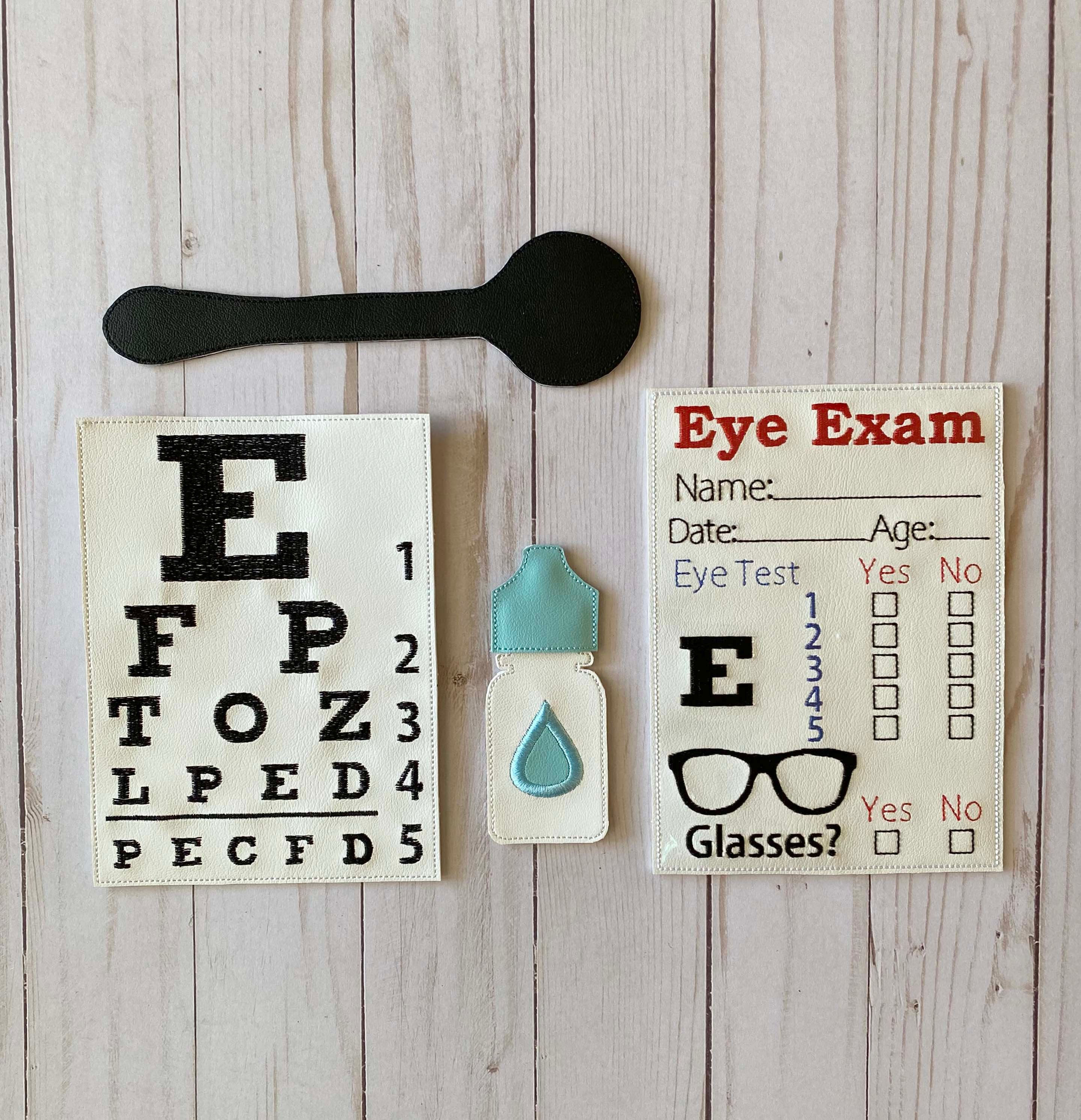 Eye Doctor Eye Exam Kit for Children Educational | Etsy Australia