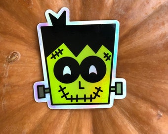 Frankenstein Sticker | Etsy