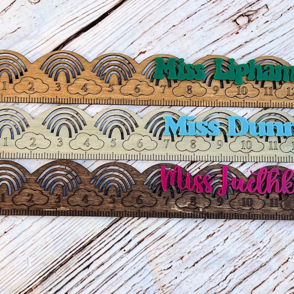 Rainbow Ruler - Etsy