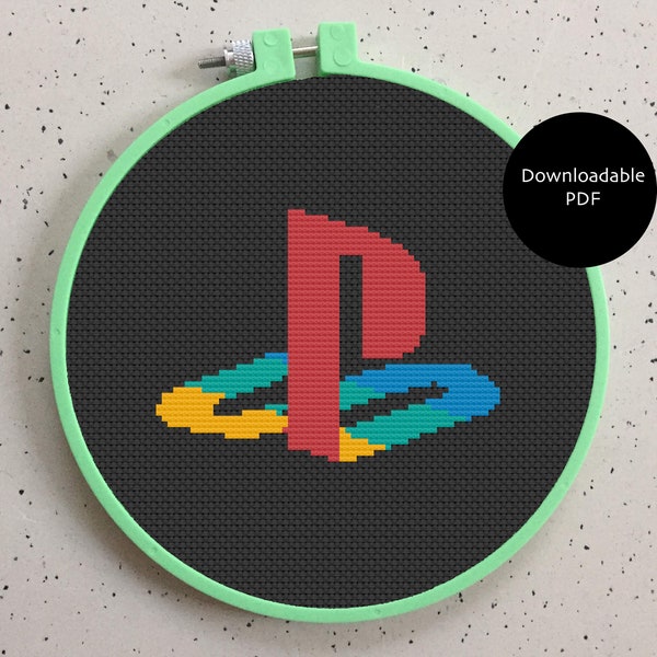 Playstation Cross Stitch Pattern - Etsy
