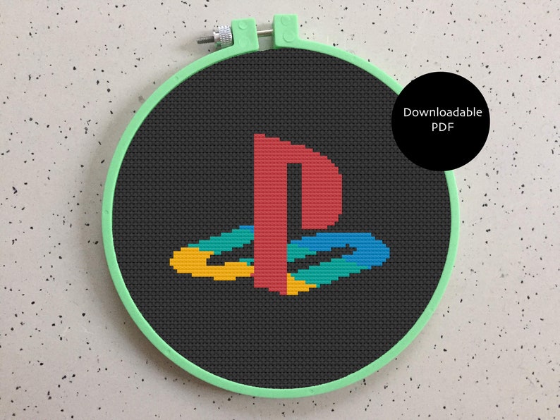 Playstation Logo Cross-stitch Pattern - Etsy