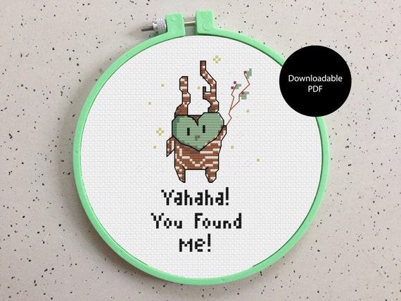 Breath of the Wild Korok Cross Stitch Pattern - Etsy