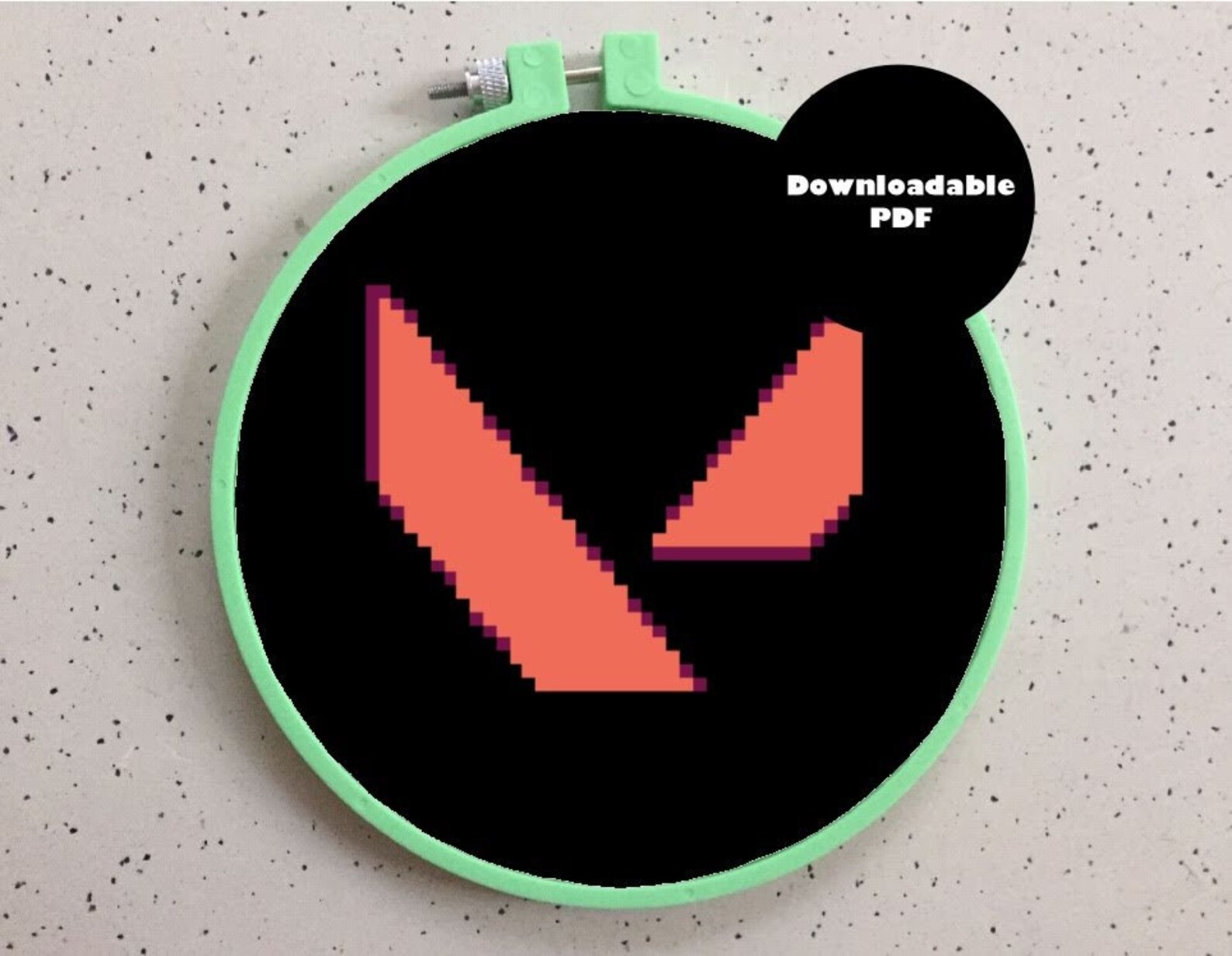 Valorant Logo Cross Stitch Pattern, Video Game Cross Stitch Patterns ...