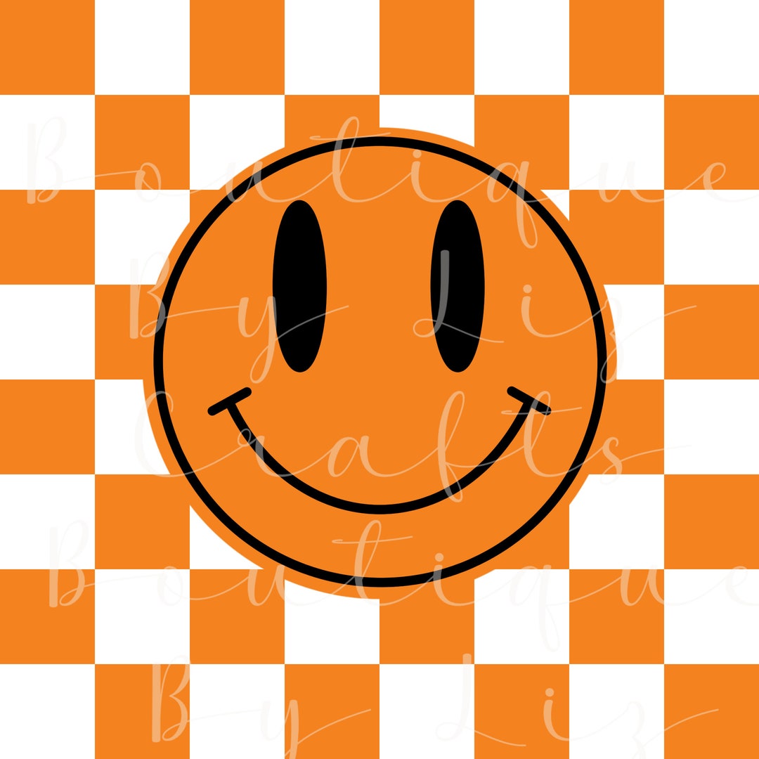 Checkered Smiley Face Cut File (instant Download, SVG, PNG, JPEG) - Etsy