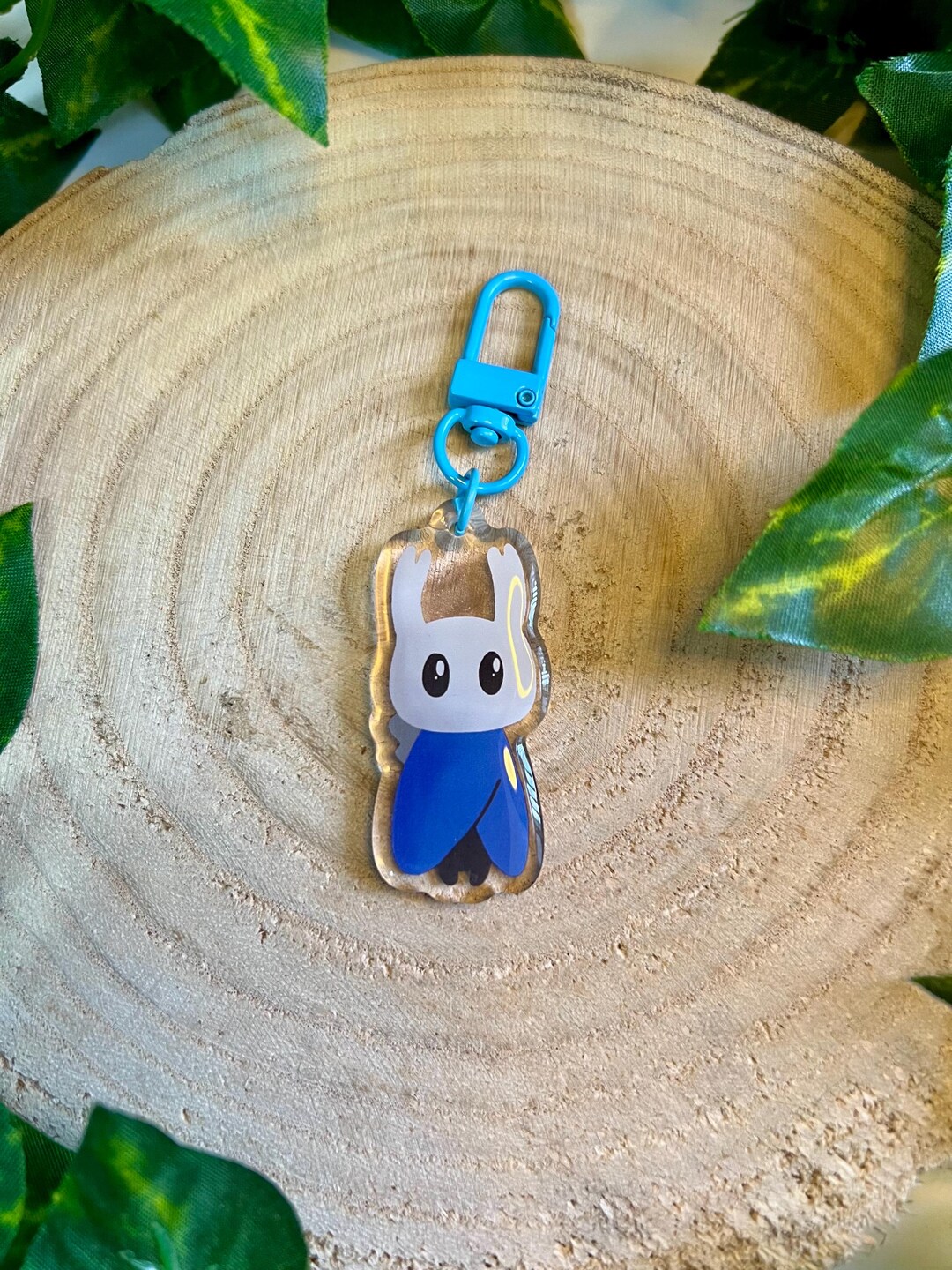 Hollow Knight Inspired Cute Acrylic Keychain Cute Blue Acrylic Keychain ...