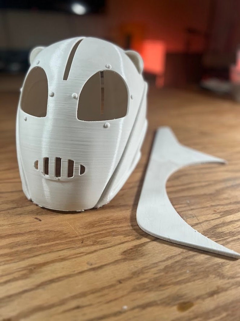 The Rocketeer Helmet 3D Printed for Cosplay - Etsy