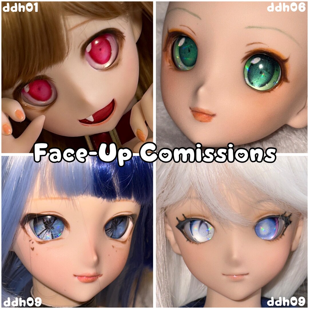 Custom BJD MJD Face-up Commissions (dollfie Dream, Smart Doll ...
