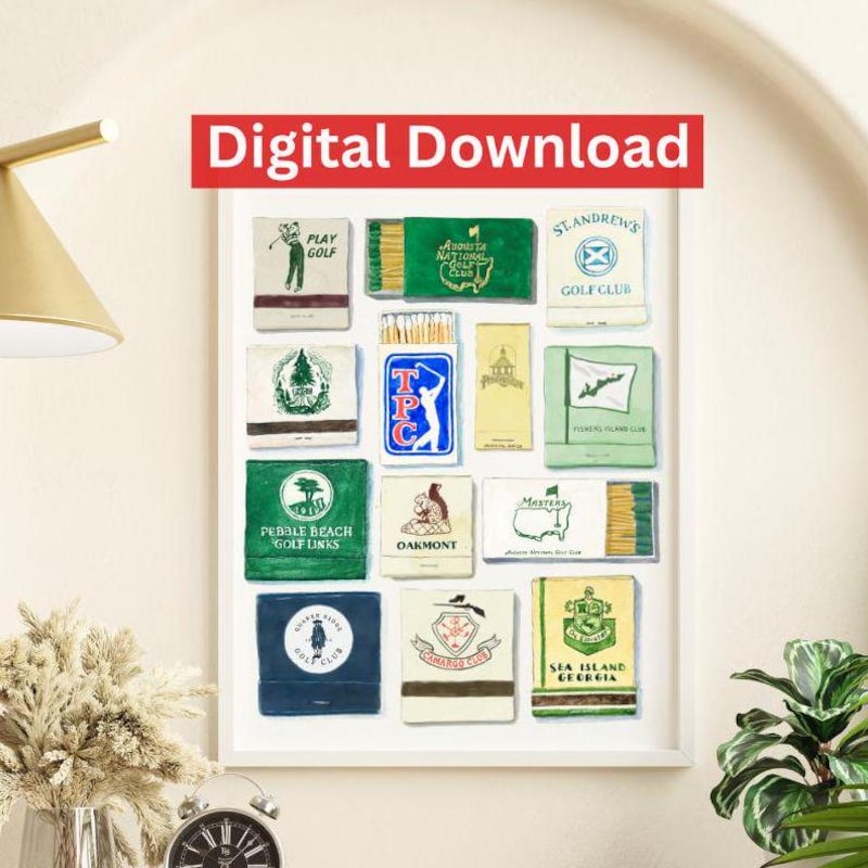 Custom Matchbook Golf - Etsy