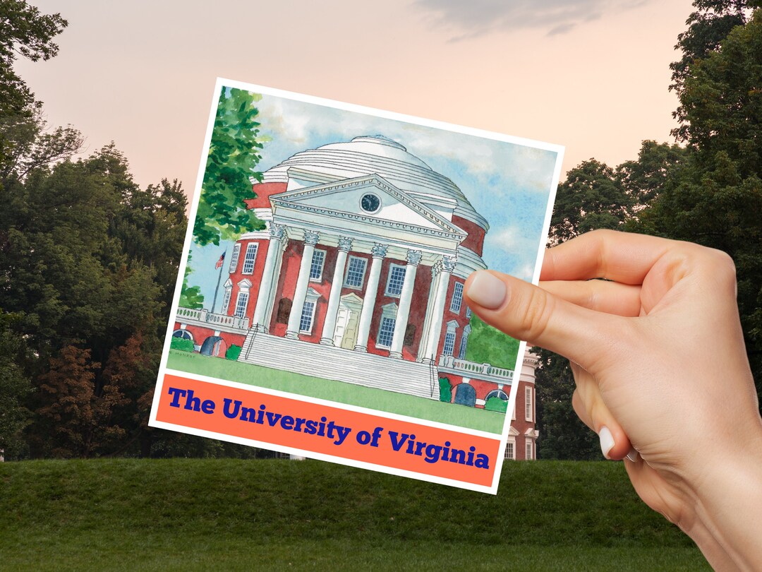 University of Virginia Rotunda Sticker UVA Vinyl Sticker University of ...