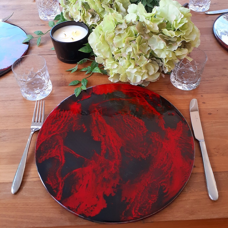 Red Placemat - Etsy
