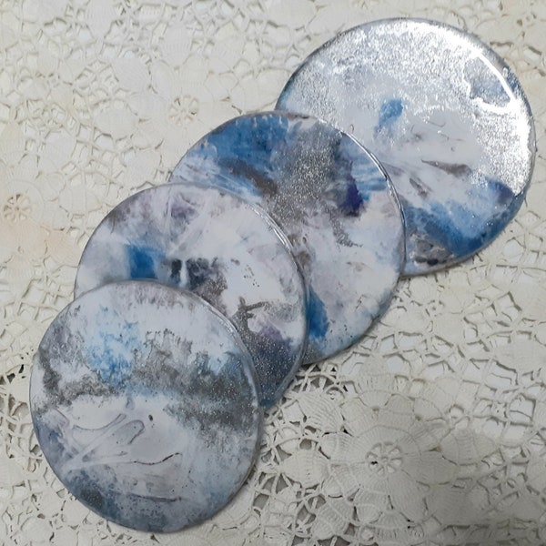Blue Coasters - Etsy UK