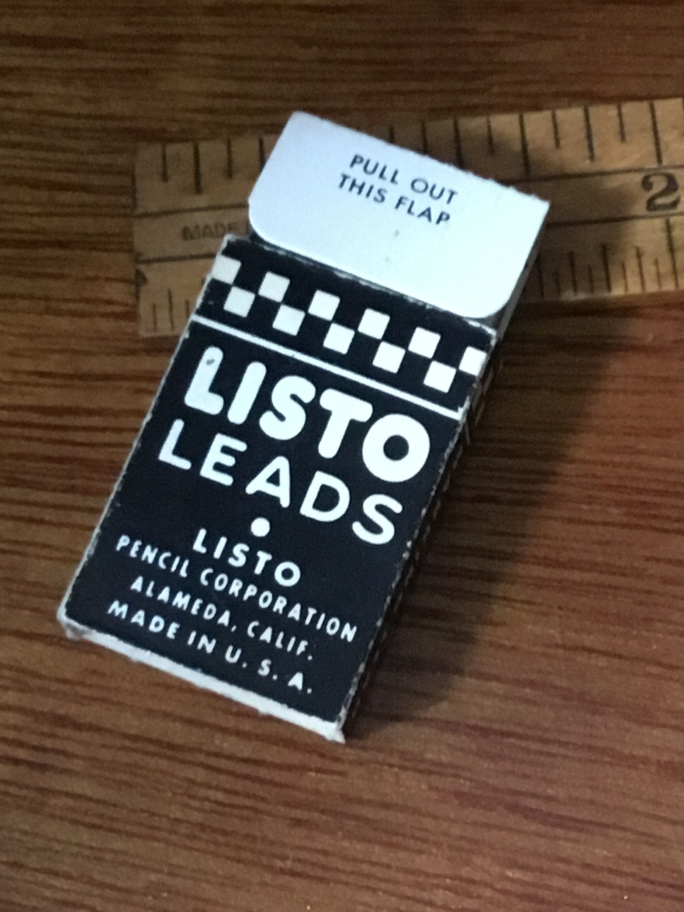Vintage Pencil Leads From Listo Pencil Corporation in Original - Etsy