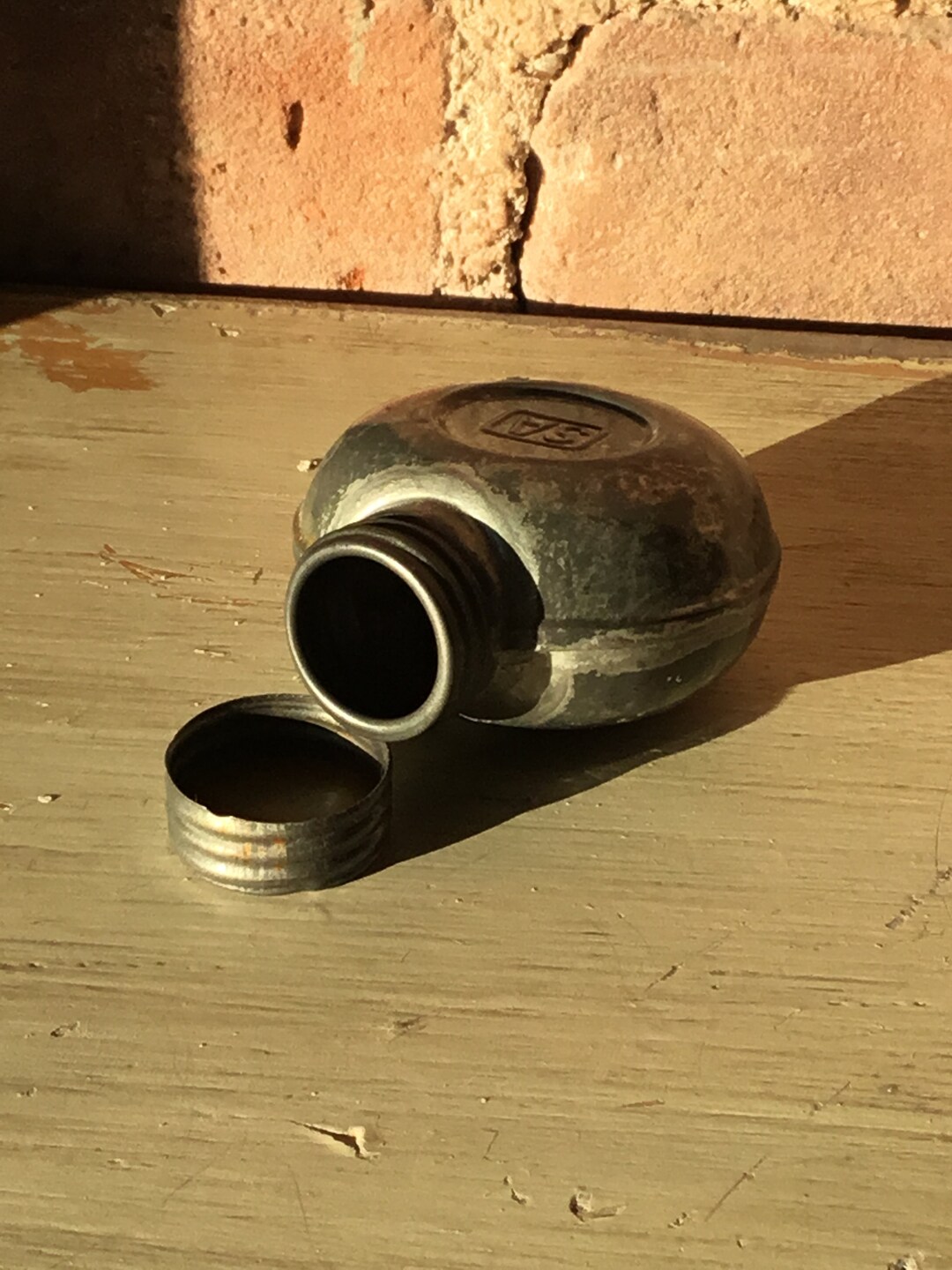 Small Vintage Oil Container - Etsy