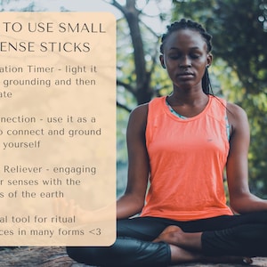 Refillable Incense Stick Meditation Stick Incense Smoke Cleansing for ...