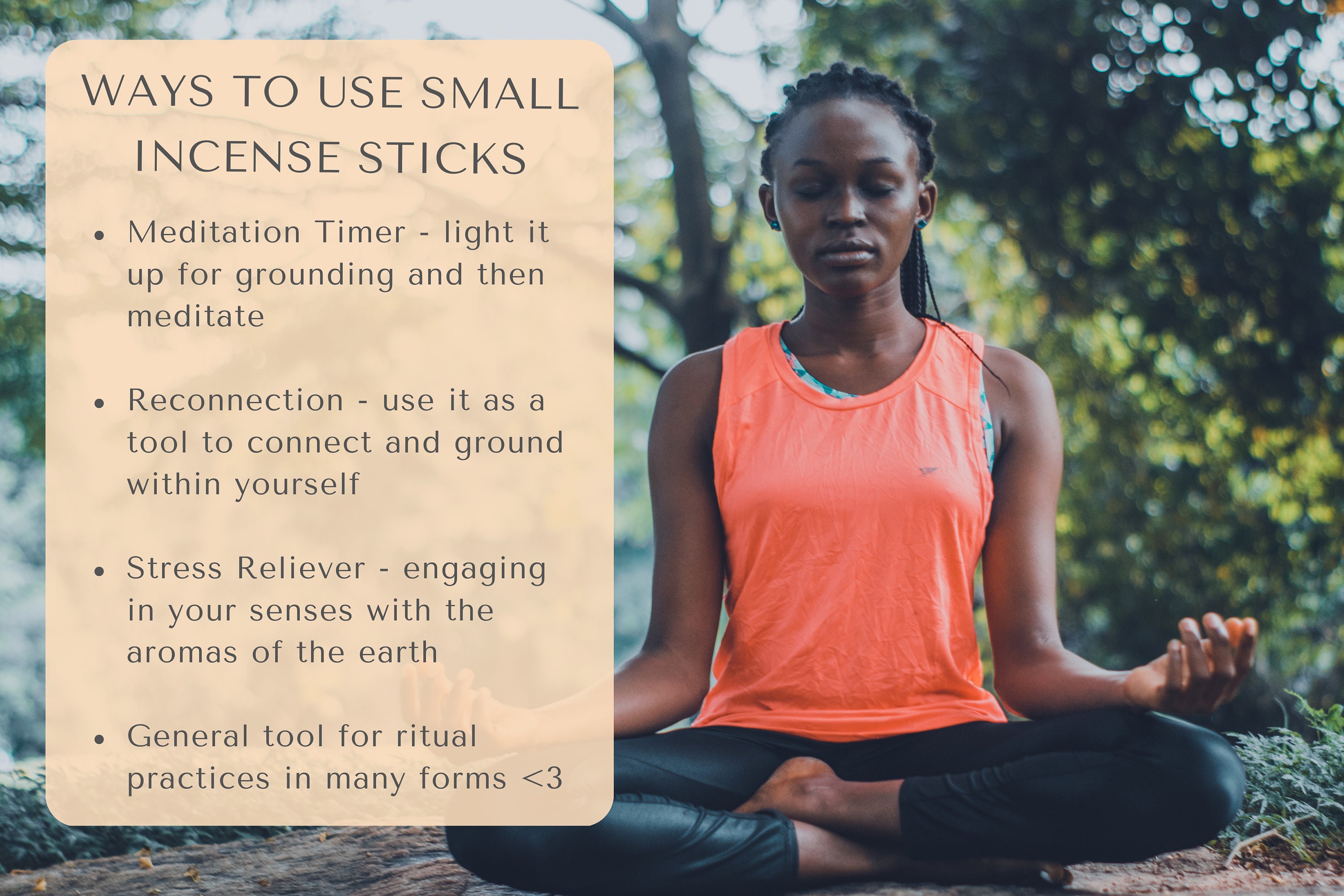 Refillable Incense Stick Meditation Stick Incense Smoke Cleansing for ...