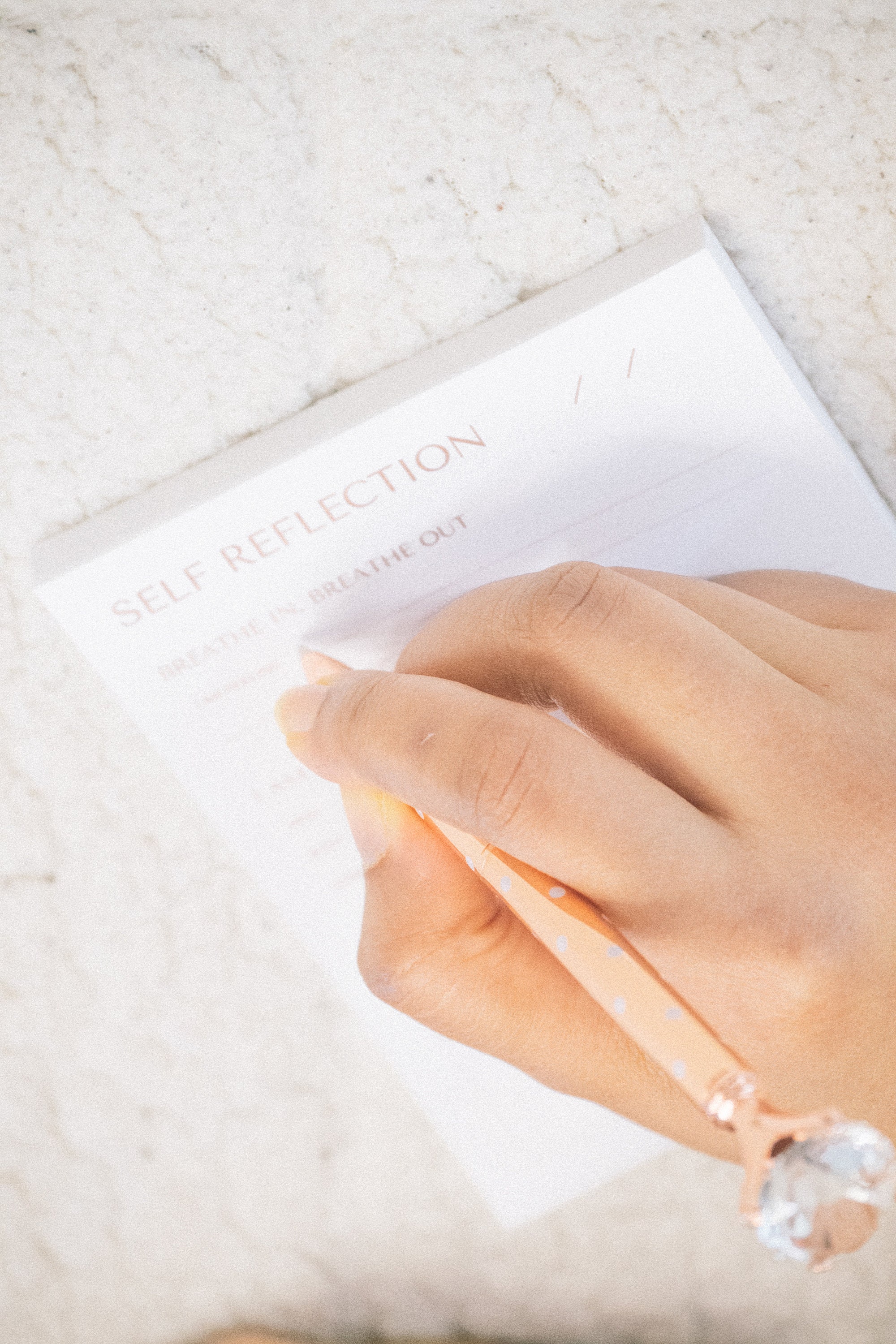 Desk Notepad Self Reflection Journal Accessory Mindfulness Self Care ...