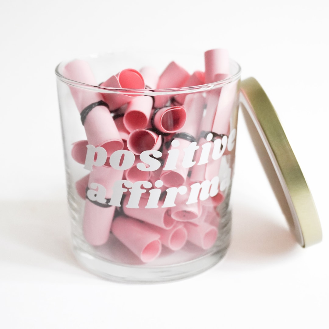 Affirmation Jar Positive Affirmation for Self Care Gift of ...