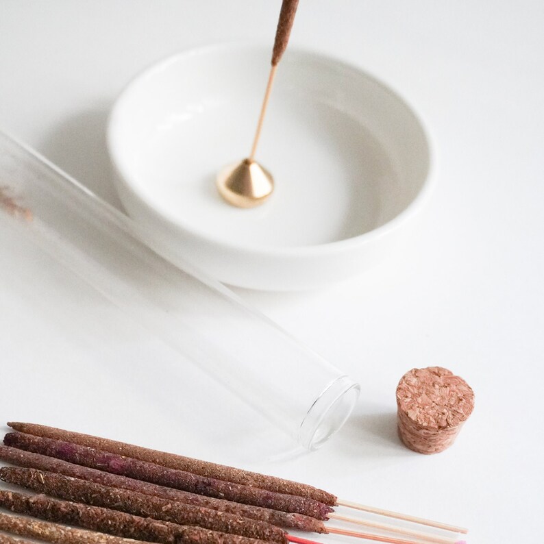 Japandi Home Decor Hand Rolled Zen Small Incense Modern Minimal Incense ...