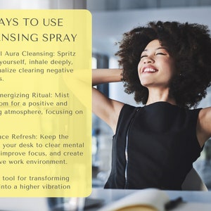 Self Care Cleansing Spray Set Gift for Stress Relief Mist for Aura ...
