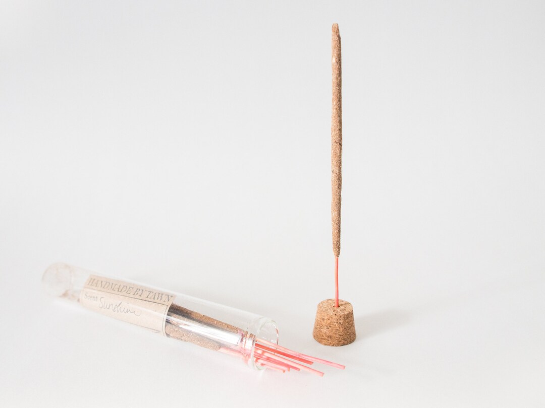 Red Cedarwood Small Incense Stick Frankincense Blend Glass Bottle Mini ...