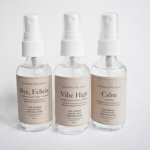 Self Care Cleansing Spray Set Gift for Stress Relief Mist for Aura ...