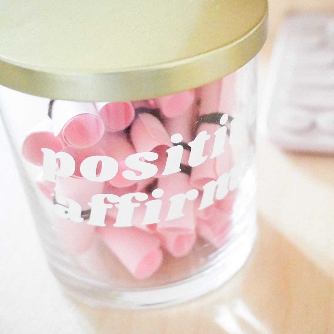 Affirmation Jar Positive Affirmation for Self Care Gift for ...