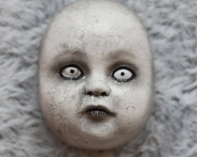 Autumn Babydoll Mask, Fullfaced Haute Couture Porcelain Mask, Creepy ...