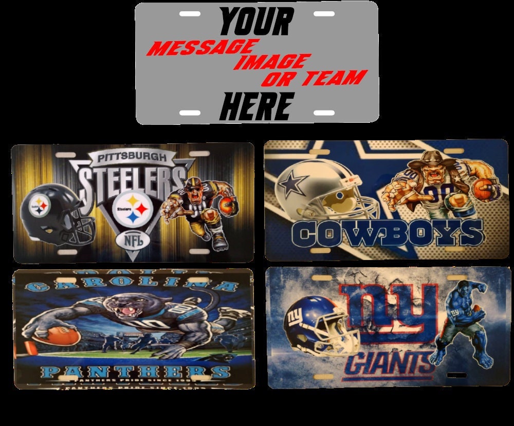 Custom License Plate Front Car Tag, Aluminum Personalized With Custom ...