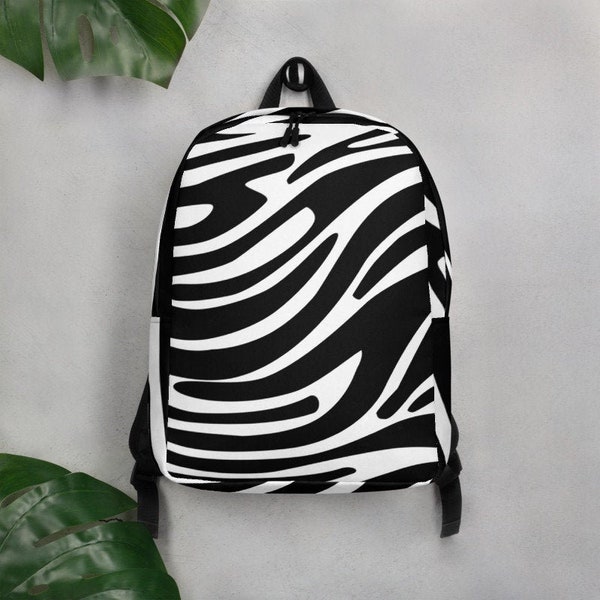 Zebra Backpack - Etsy