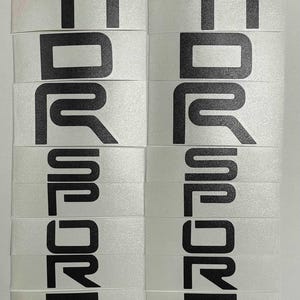 Premium Cast Vinyl Decal Letters for 2021-2024 4runner TRD SPORT ...