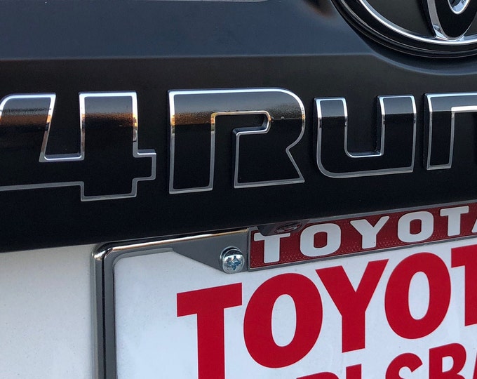 Toyota 4runner Carbon Fiber Emblem Overlay Front and Back 2PCS - Etsy