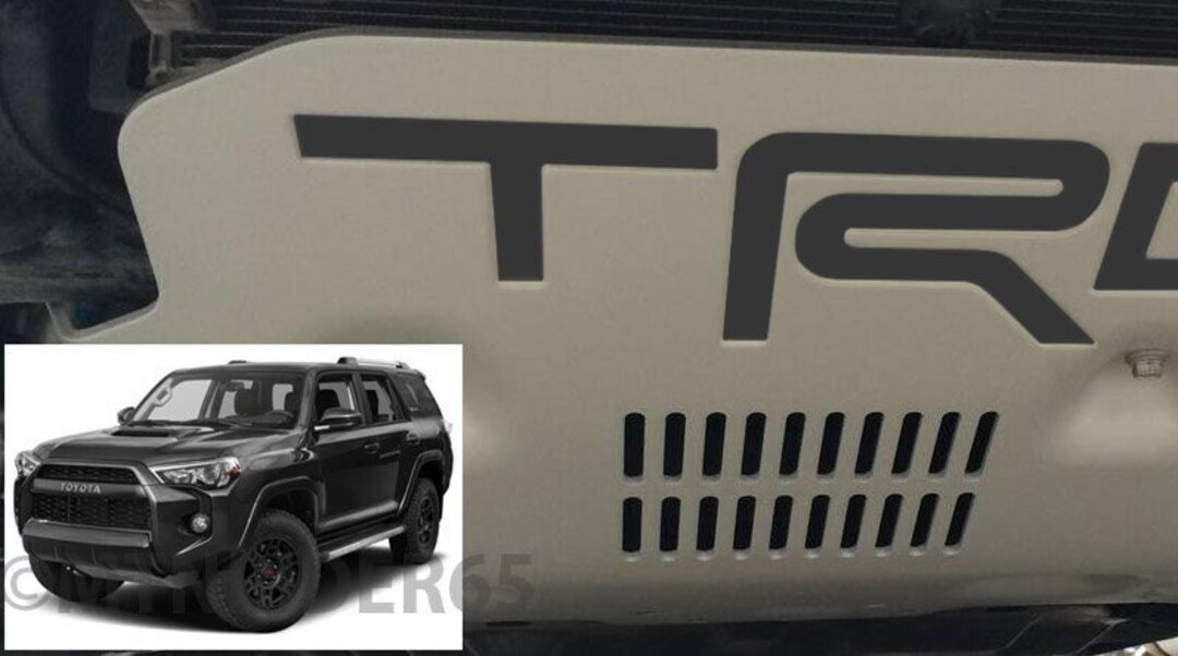 Premium Cast Vinyl Decal Letters for 2015-2018 4runner TRD Pro Skid ...