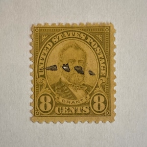U.S. President Ulysses S. Grant 8 Cent Stamp; Scott #640; Issued 1927 ...