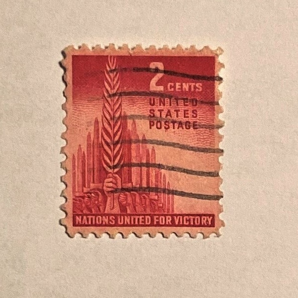 Wwii Victory Stamp - Etsy