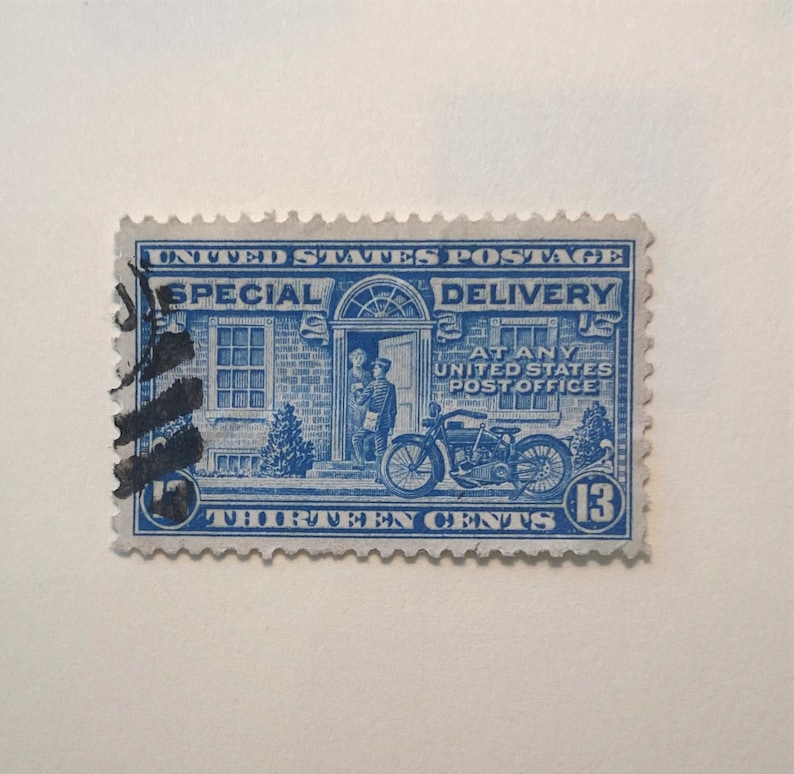 USA Special Delivery 13c Stamp Scott e17 Letter Carrier on - Etsy UK