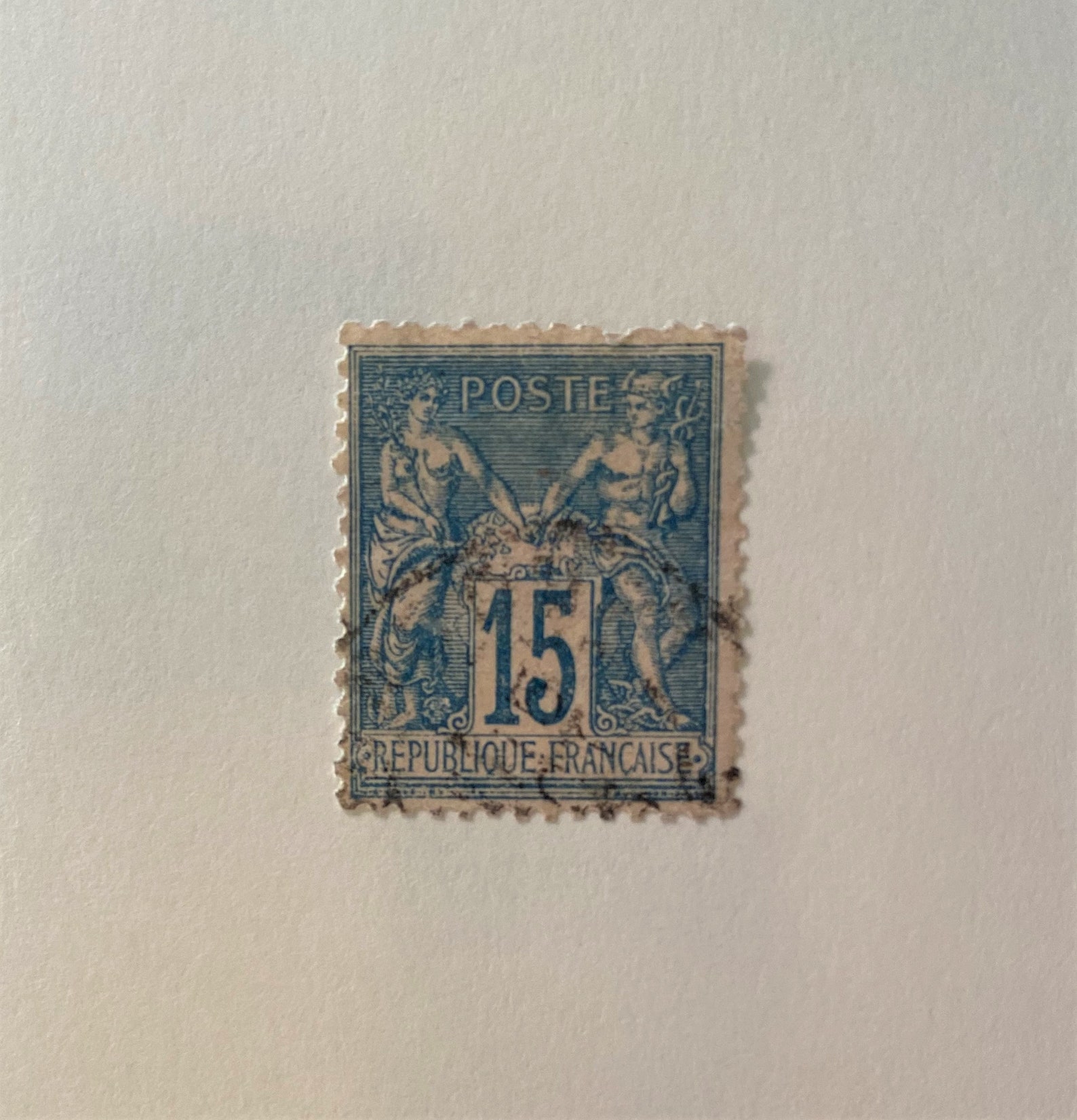 FRANCE Postage Stamp; Vintage Retro French POSTES Republique Francaise ...