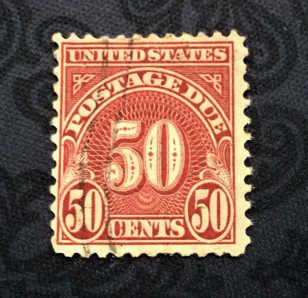 U.S. Postage Due 50 Cent Stamp; Scott #J86; Issued 1931; VF, NH. OG ...