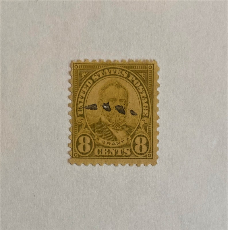 U.S. President Ulysses S. Grant 8 Cent Stamp; Scott #640; Issued 1927 ...