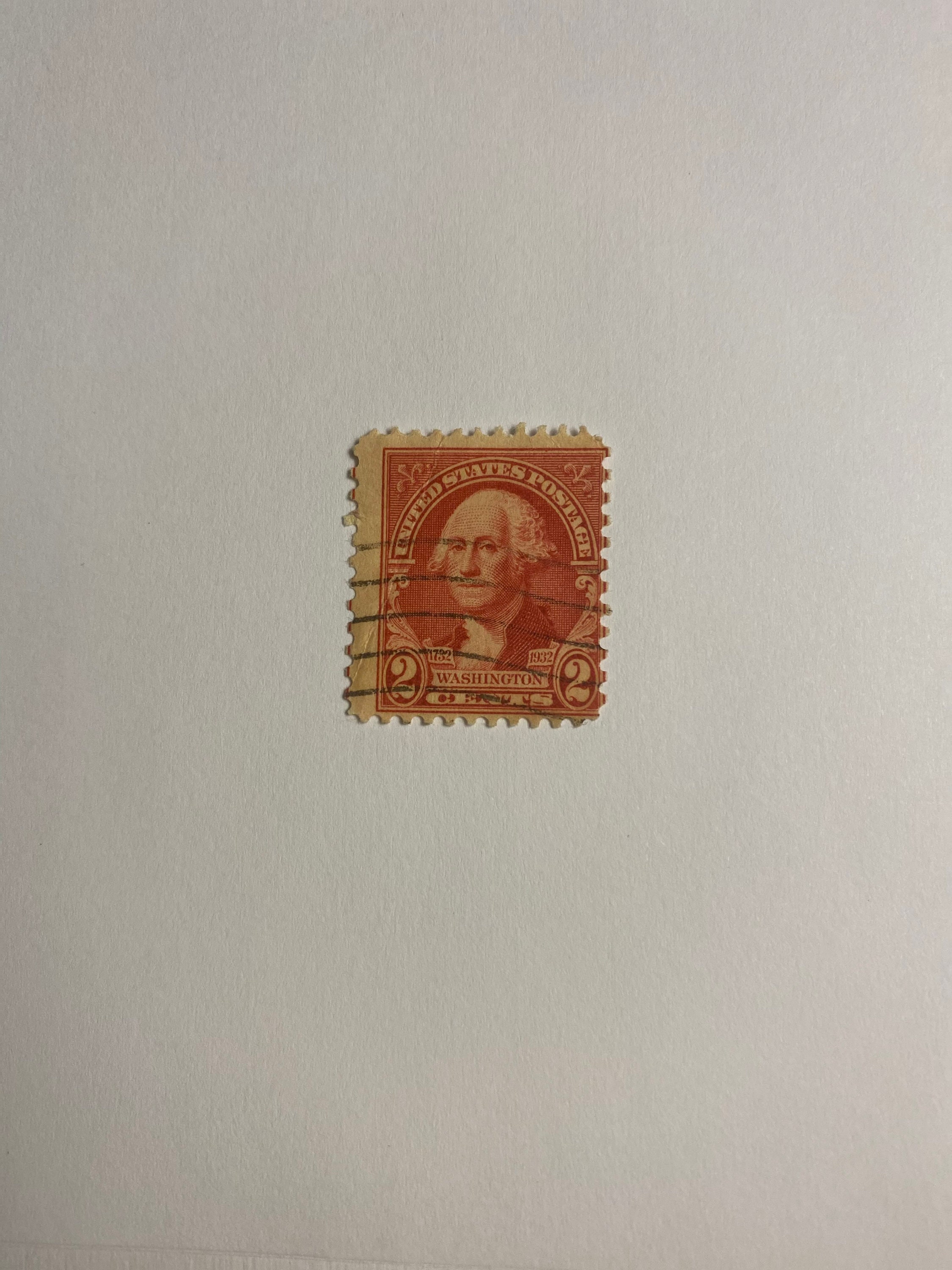 U.S. Pres George Washington 2c Stamp; Washington Birth Bicentennial ...